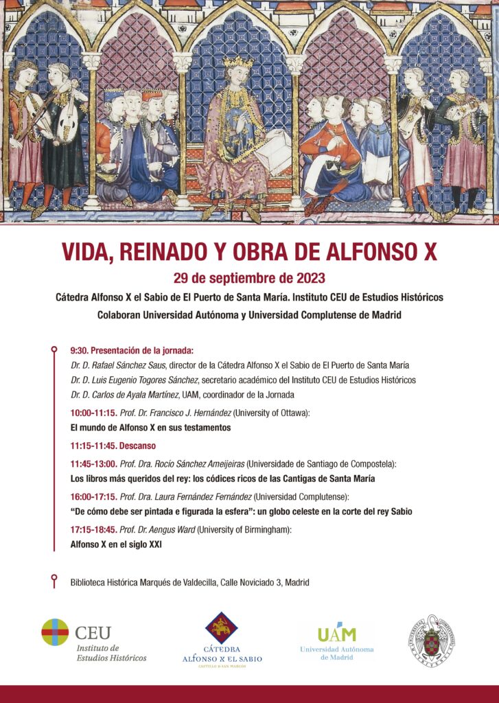 Jornada "Vida, reinado y obra de Alfonso X" - IEH CEU