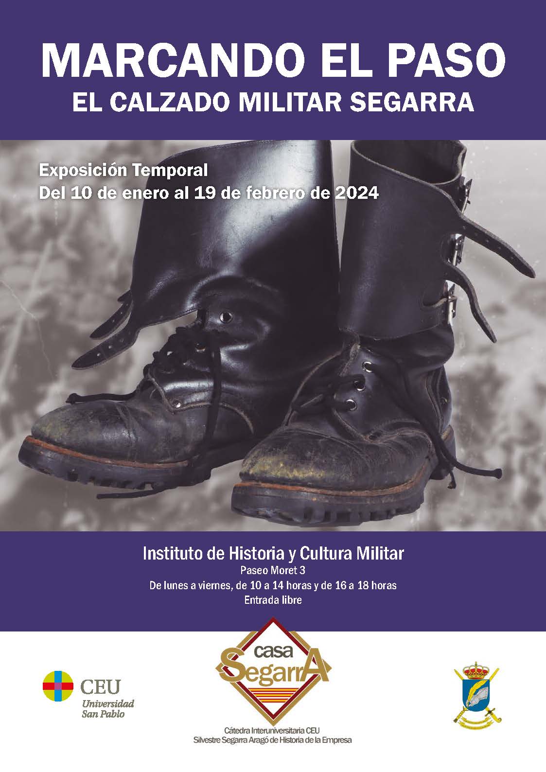Inauguración de la exposición "Marcando el paso" - IEH CEU
